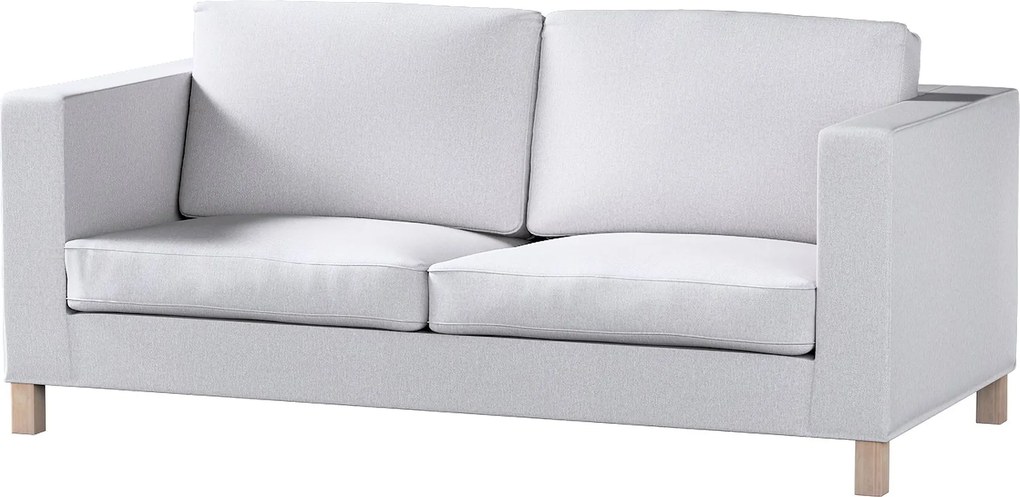 Potah na pohovku IKEA Karlanda rozkládací, krátký barva šedá látka pletený vzor