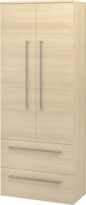 Mereo Mereo, Bino, koupelnová skříňka vysoká, dvojitá 163 cm, CN639