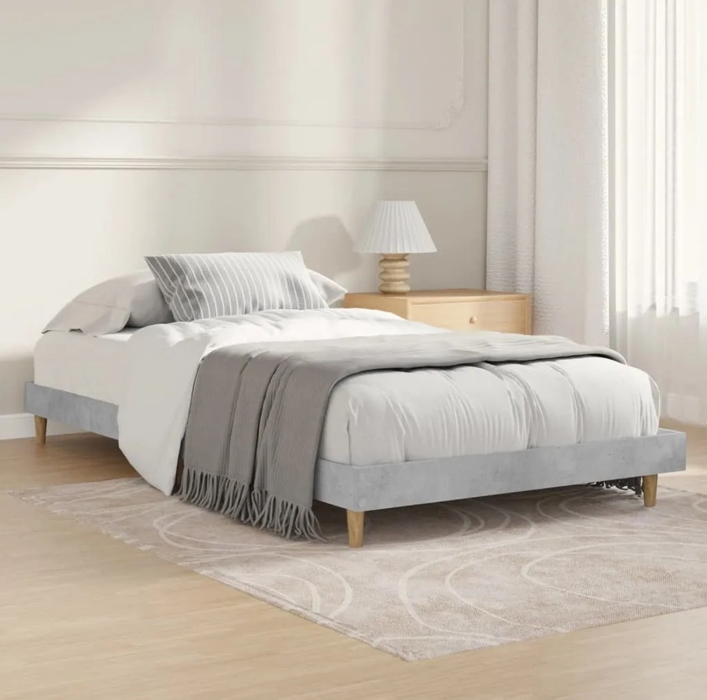 vidaXL Rám postele 90 x 200 cm kompozitní dřevo [832066] Barva: hnědý dub