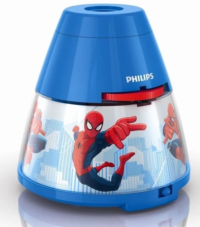 LED dětský projektor Philips SPIDER-MAN 1x0,1W/3x0,3W