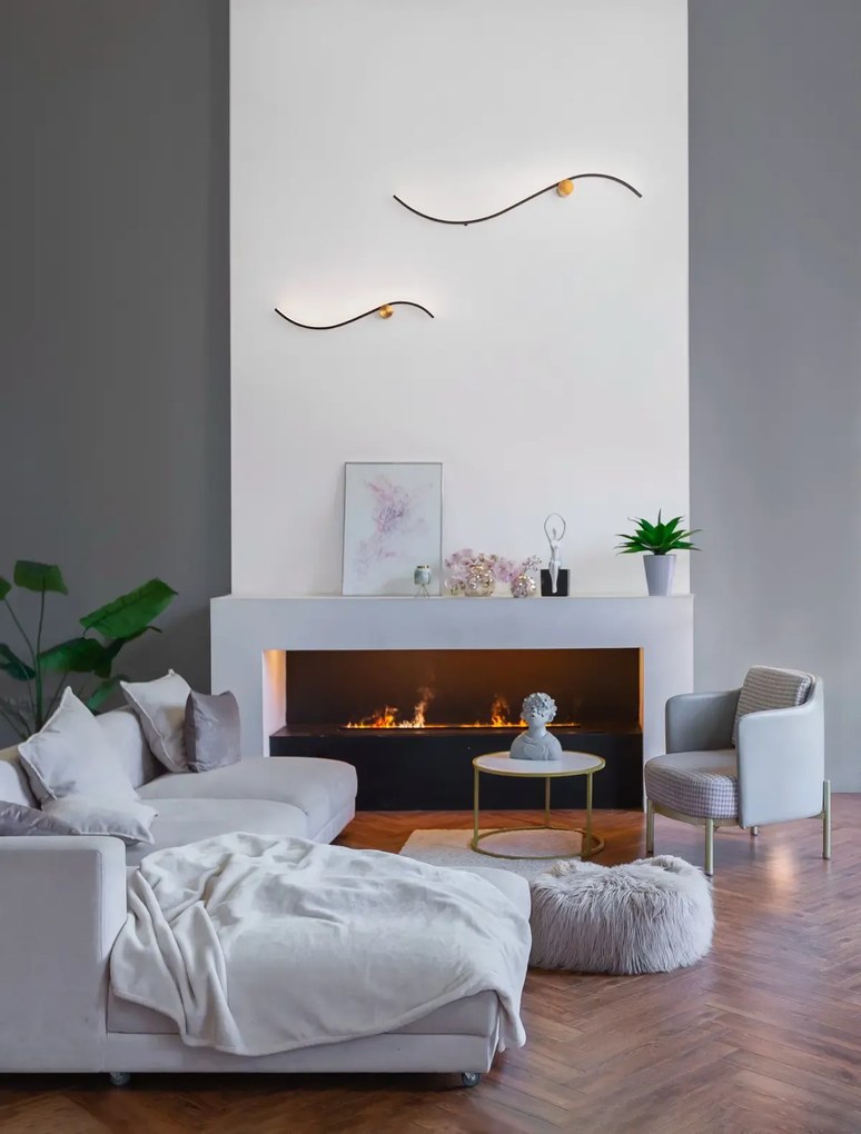 Designové nástěnné svítidlo Wave 65