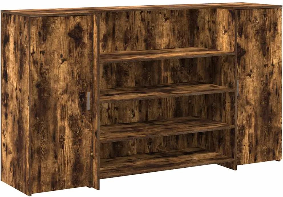 Recepční stůl kouřový dub 180x50x103,5 cm kompozitní dřevo 3324173