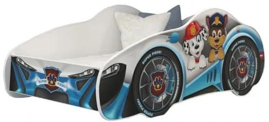 Dětská postel 140x70 cm auto REX