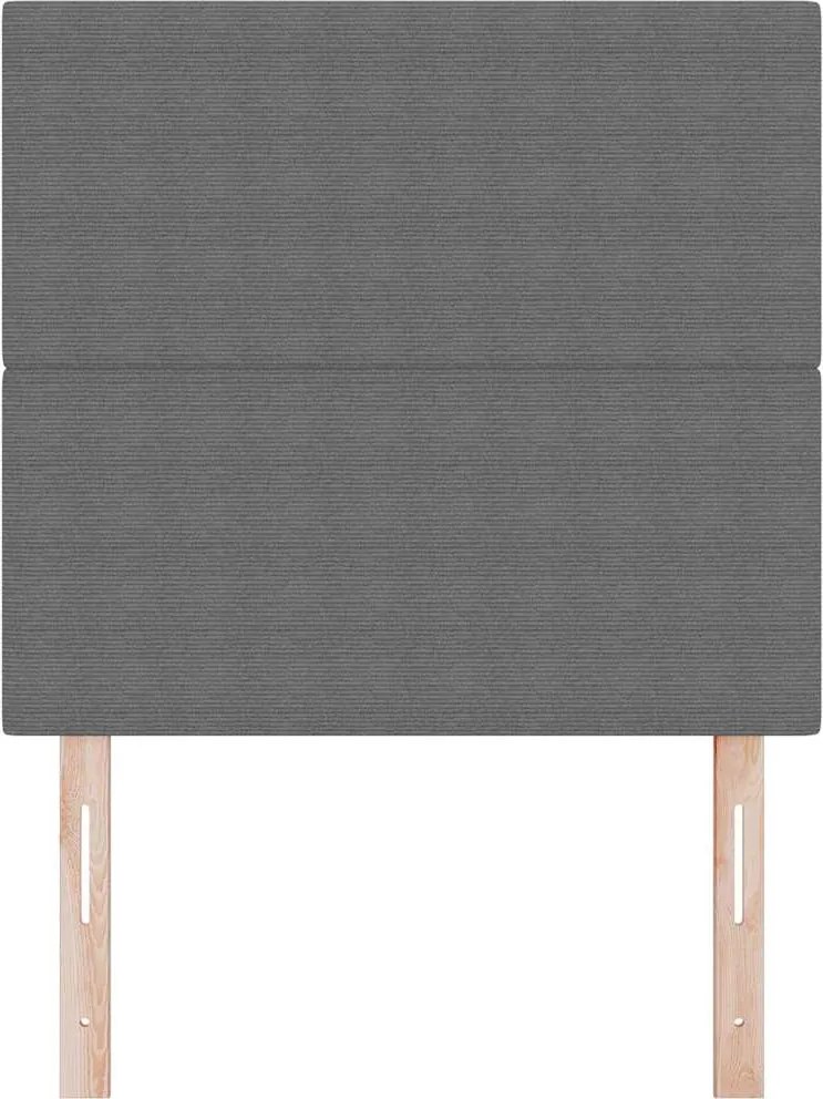 Čelo postele Světle šedá 100 cm Žebrovaná látka 3337720