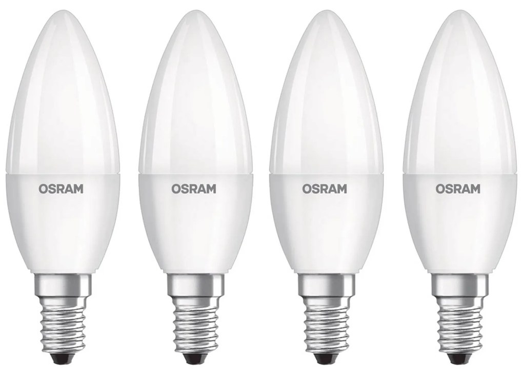 OSRAM LED svíčka E14 Base Retro 4,9W 4ks 2 700K