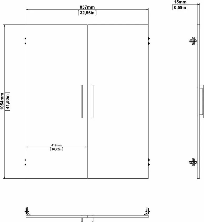 FN Dvířka Office 431 dub sonoma