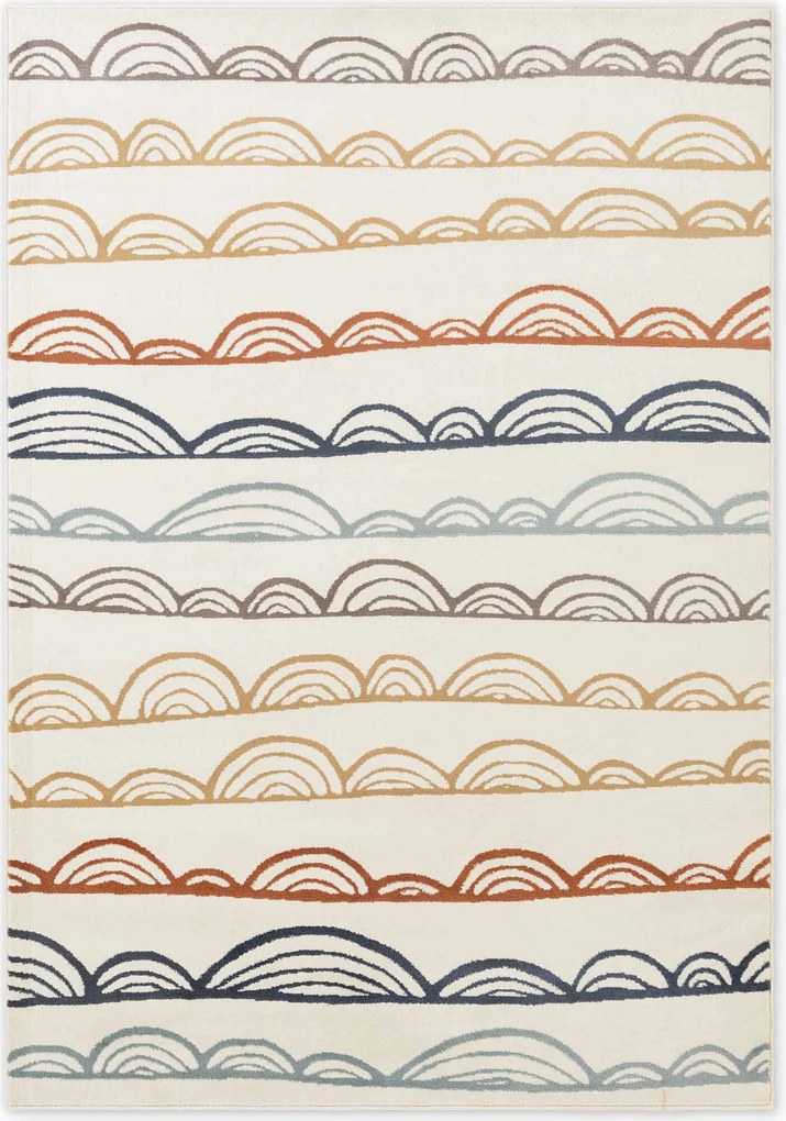 Hanse Home, Dětský koberec Adventures 106431 Cream Multicolor, 160x235, vícebarevná, dětský pokoj