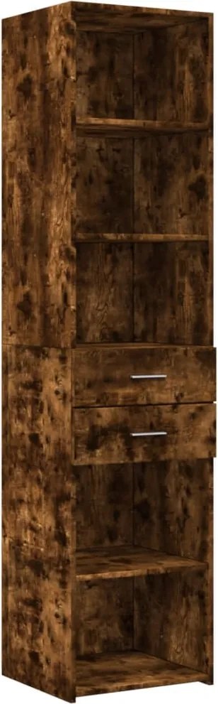 Skříň highboard kouřový dub 45 x 42,5 x 185 cm kompozitní dřevo 3281452