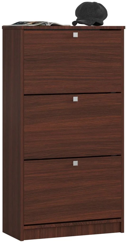 Botník Marienne 60 cm - 3 dvířka wenge