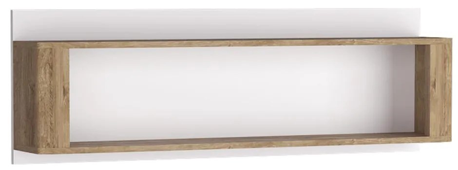 Obývací stěna LIVINIO | 5 dílů | 232,5 cm + 144 cm + 110x63 cm | sestava B | V CENĚ LED LIŠTY | ribbeck/bílá lesk