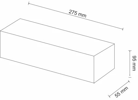 Nástěnné svítidlo CEGIELKA 1xE14/12W/230V sádra/bílá
