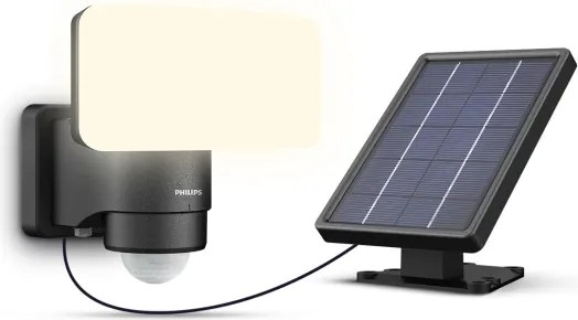 Philips - LED Solární nástěnné svítidlo se senzorem TYLUS LED/6W/3,7V 5000K IP44