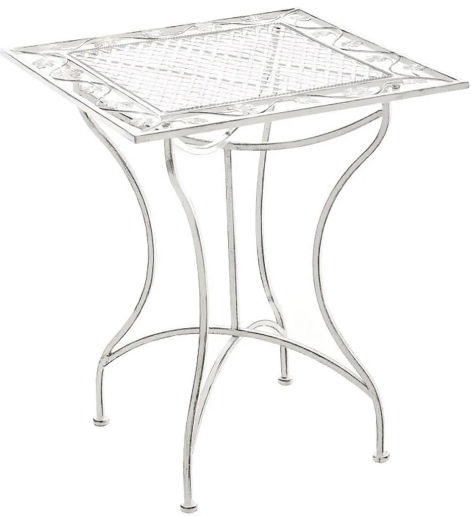 Kovový stůl GS19599 - Bílá antik