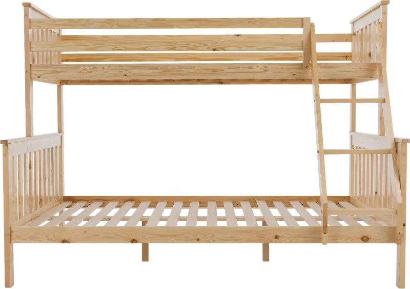 Patrová rozložitelná postel 90/140x200, přírodní, LUINI Kondela 0000235839