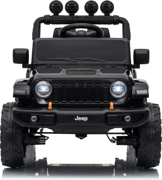 LEAN CARS Akumulátorové vozidlo Jeep Rubicon DK-JWR558 24 V, černé