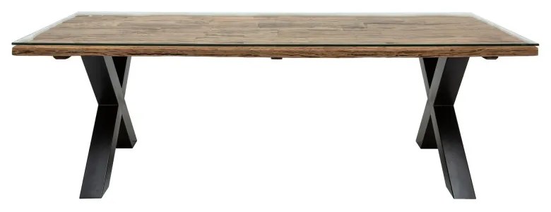 Massive home | Jídelní stůl BARRACUDA X 180 CM masiv teak