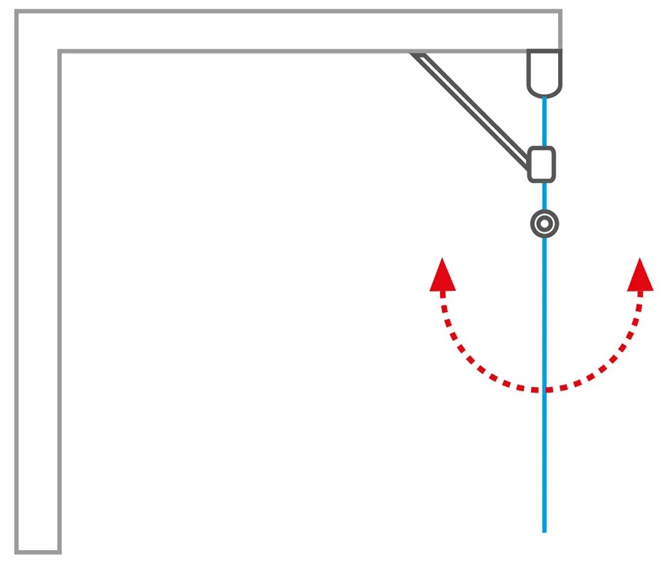 Roth Čtvercový nebo obdélníkový sprchový kout TDO1+TDO1 Varianta: šířka pravých dveří: 110 cm, šířka levých dveří: 90 cm, orientace: Uni - (TDO1/1100_TDO1/900_br), Barva profilů a typ výplně: profily: brillant, výplň: transparent