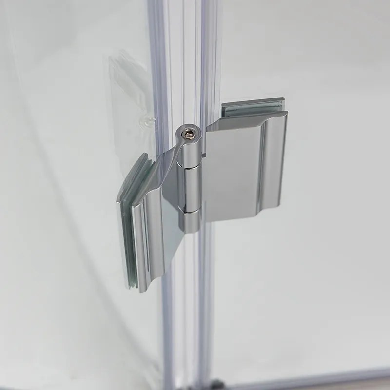 BPS-koupelny Čtvrtkruhový sprchový kout KZ92 90x90 chrom/transparent - bez vaničky