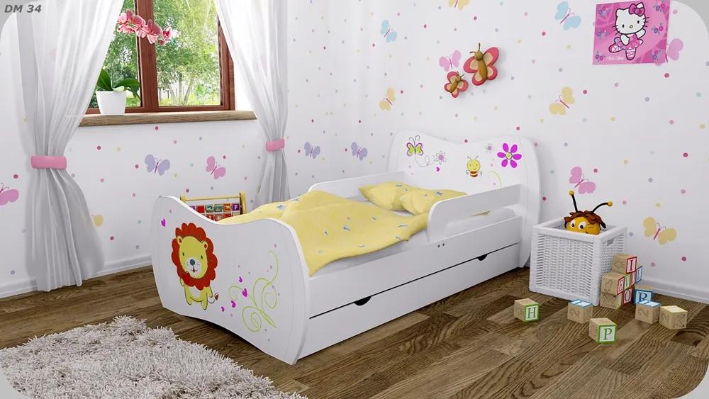 Dětská postel Dream vzor 34 140x70 cm