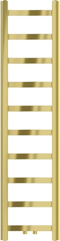 Mexen, koupelnový radiátor Mexen Bolt 1200 x 300 mm, 189 W, zlatý - W126-1200-300-00-50
