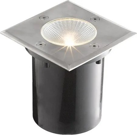 RED R10436 RIZZ čtvercová nerez 230V/350mA LED 3W IP65 3000K - RED - DESIGN RENDL