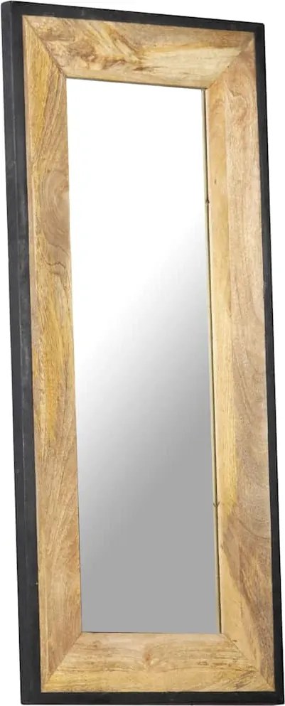 Zrcadlo 110 x 50 cm masivní mangovníkové dřevo 321631