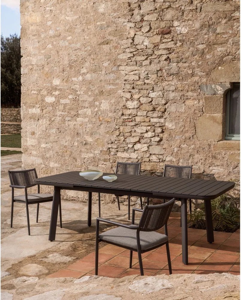 Kovový zahradní jídelní stůl 100x220 cm Izola – Kave Home
