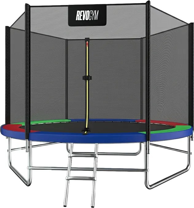 Velaco Zahradní trampolína se sítí a žebříkem ZUMA 244 cm