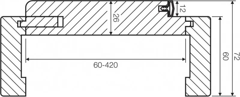Zárubně RADEX SUKATÉ regulovatelné CZ OSU/R