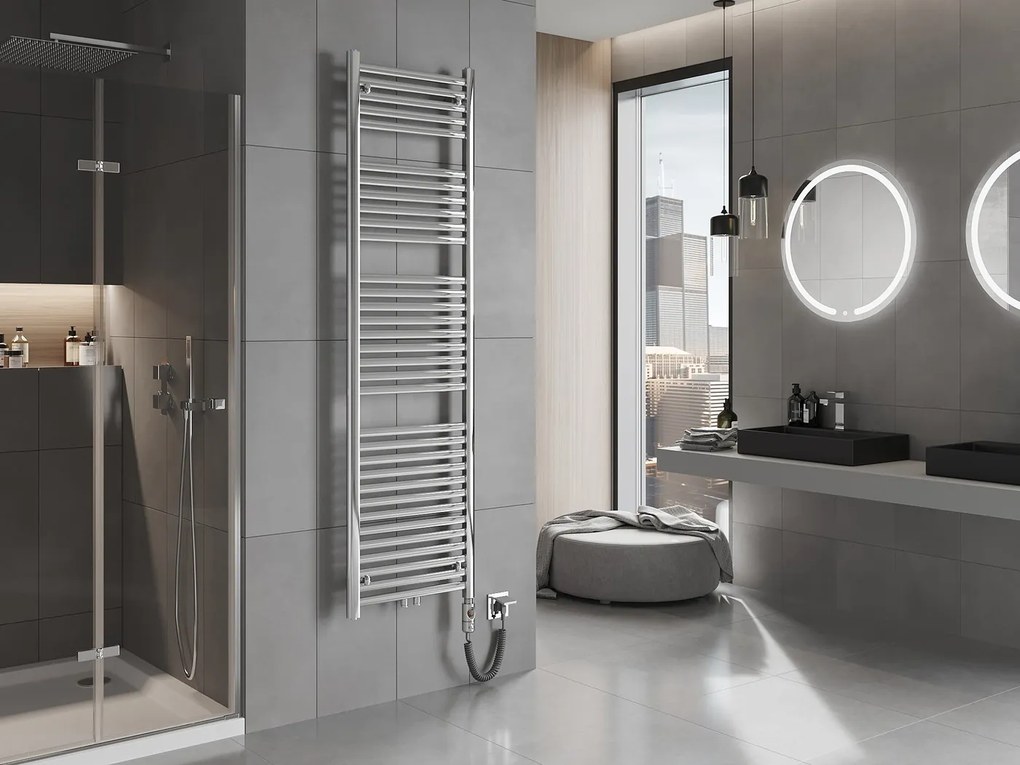 Mexen Hades, elektrické topné těleso 1800 x 500 mm, 900 W, chromová, W104-1800-500-2900-01
