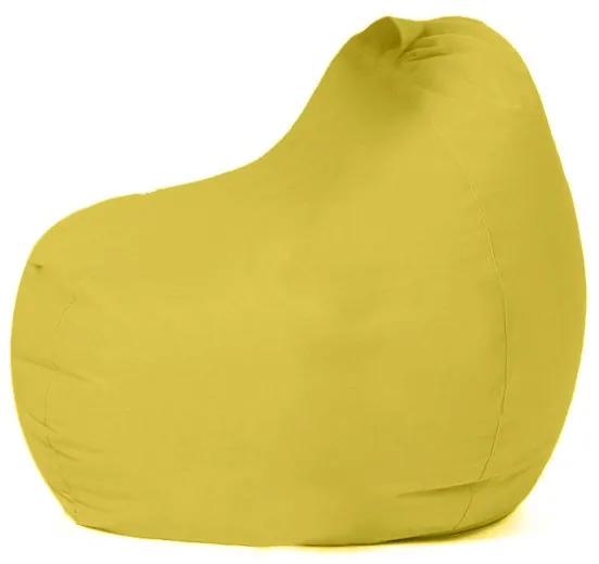 Atelier del Sofa Zahradní sedací vak Premium Kids - Yellow, Žlutá