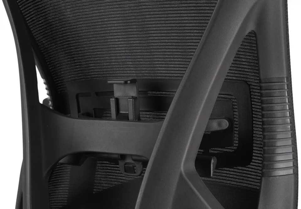 Kancelářská ergonomická židle Neoseat FLEX PRO — síť / látka, černá, nosnost 150 kg
