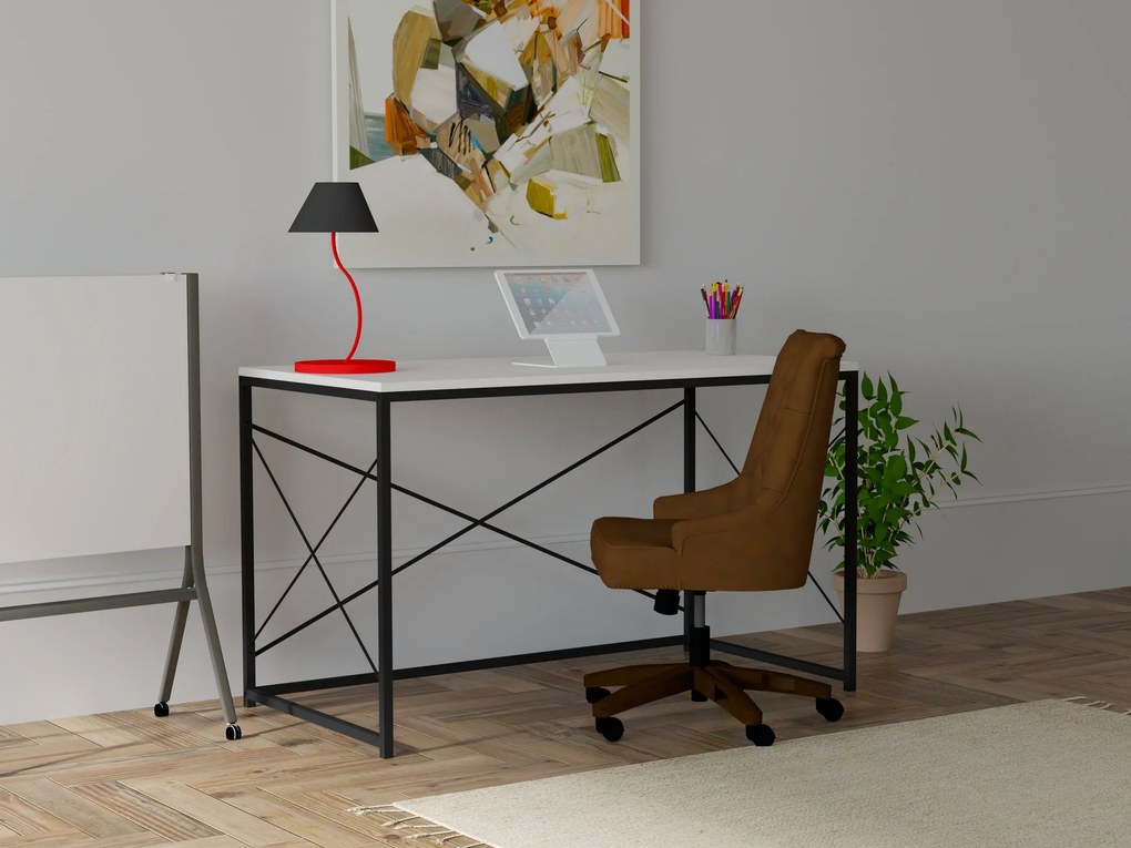KALUNE DESIGN Psací stůl WORK bílý 835PUQ3835