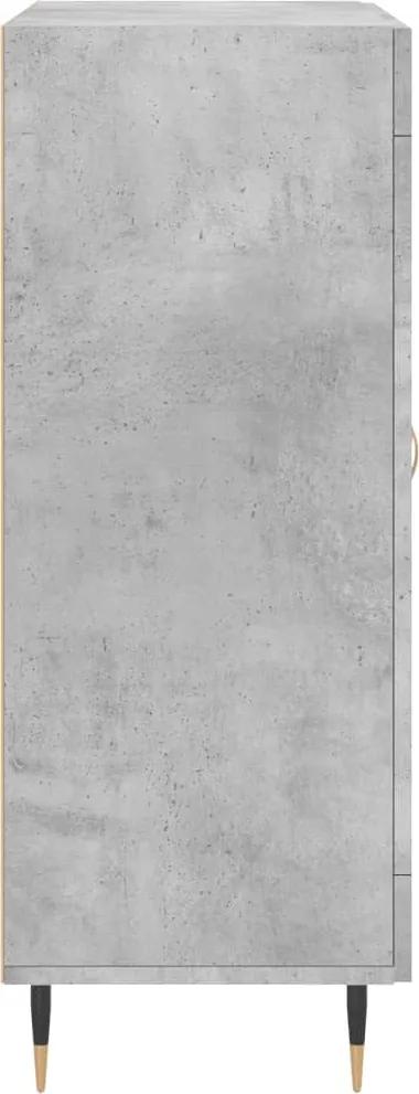 vidaXL Příborník 69,5 x 34 x 90 cm kompozitní dřevo [827768] Barva: bílá s vysokým leskem