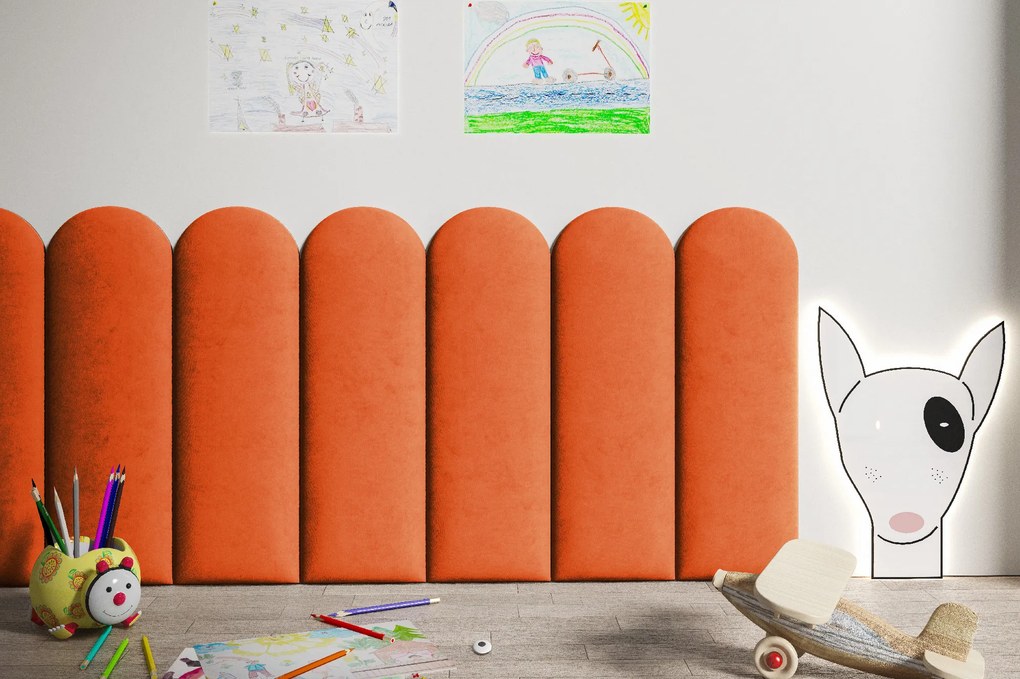 Eka Čalouněný panel Trinity 60 x 20 cm - Okrová 2325