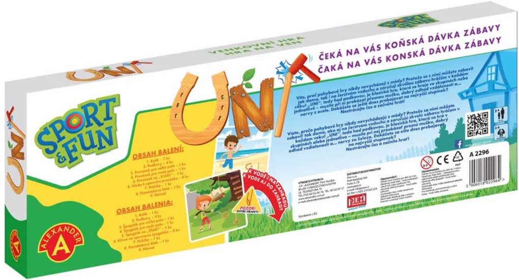 ALEXANDER Hra Sport and fun UNI Hod podkovou *SPOLEČENSKÉ HRY* pxa2296
