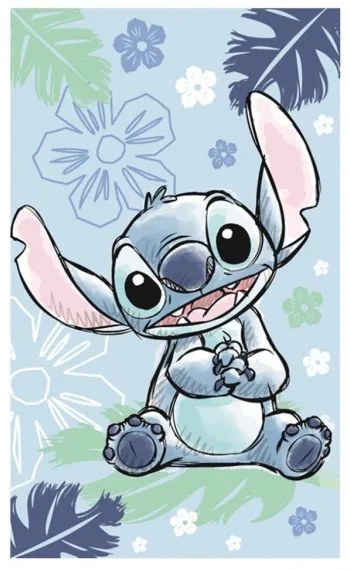 Jerry Fabrics Dětský ručník Lilo a Stitch Ohana blue 30x50 cm
