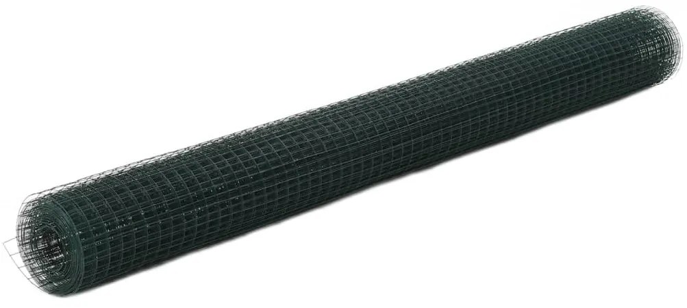 Pletivo ke kurníku ocel PVC vrstva 10 x 1,5 m zelené 143628
