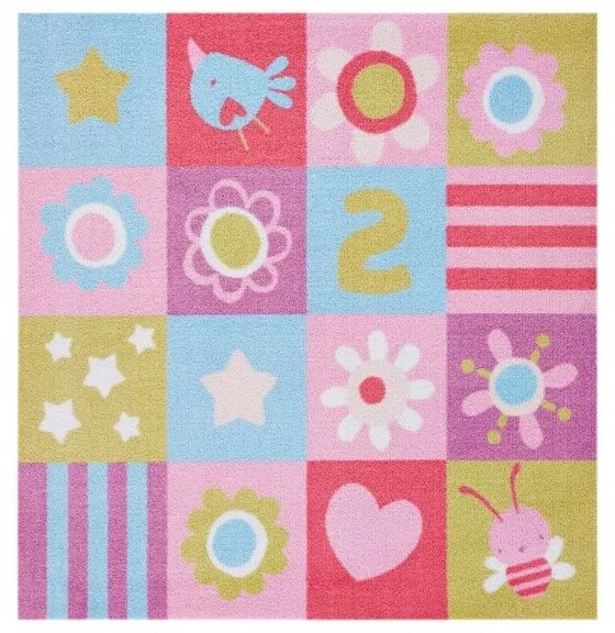 Dětský kusový koberec Kiddy 102389 | vícebarevný Typ: 100x100 cm