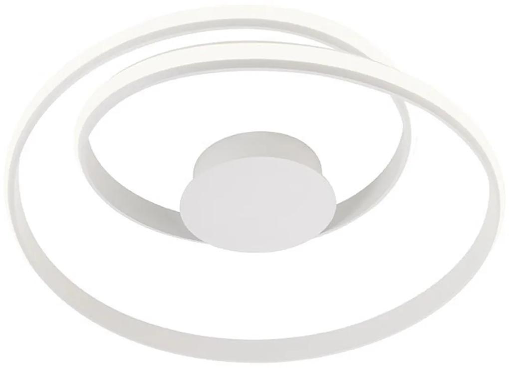 Redo 01-1886 stropní LED stmívatelné svítidlo Torsion matně bílé, 29W, 4000K, ø55cm