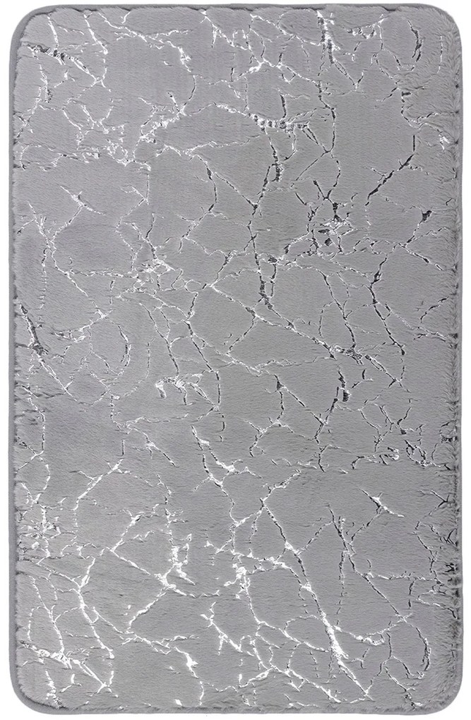 BO-MA, Koupelnová předložka Rabbit shine - grey, 60x100, šedá, koupelna