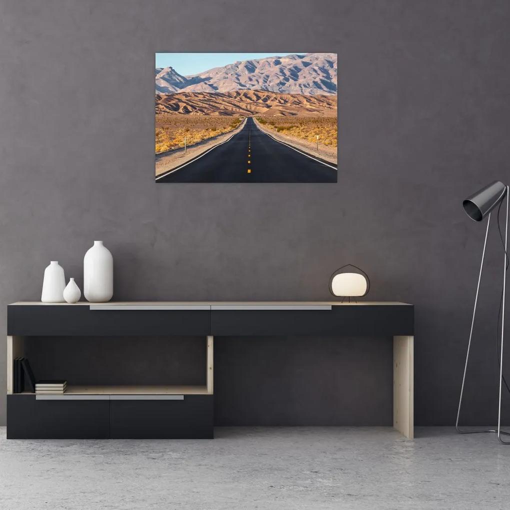 Skleněný obraz - Death Valley, Kalifornie, USA (70x50 cm)