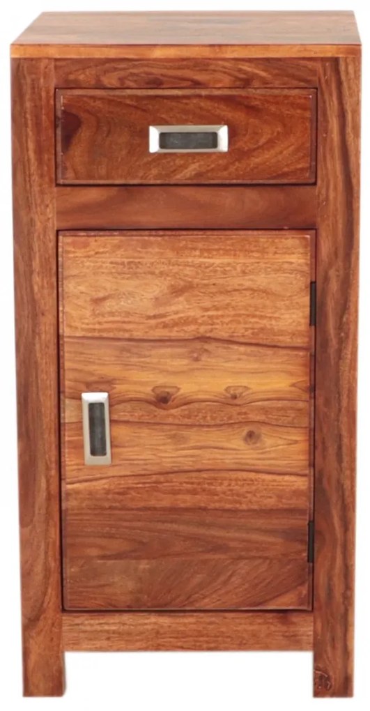 Skříňka do koupelny Nela 40x80x35 z indického masivu palisandr Only stain