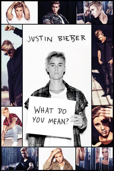 Plakát, Obraz - Justin Bieber – Grid, (61 x 91,5 cm)