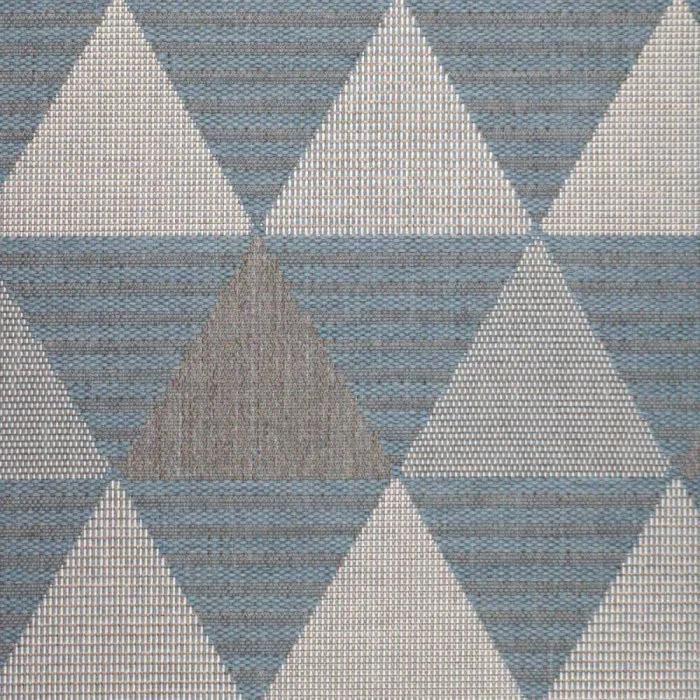 Vopi | Kusový koberec Flat 21132-ivory/silver/light blue - 140 x 200 cm
