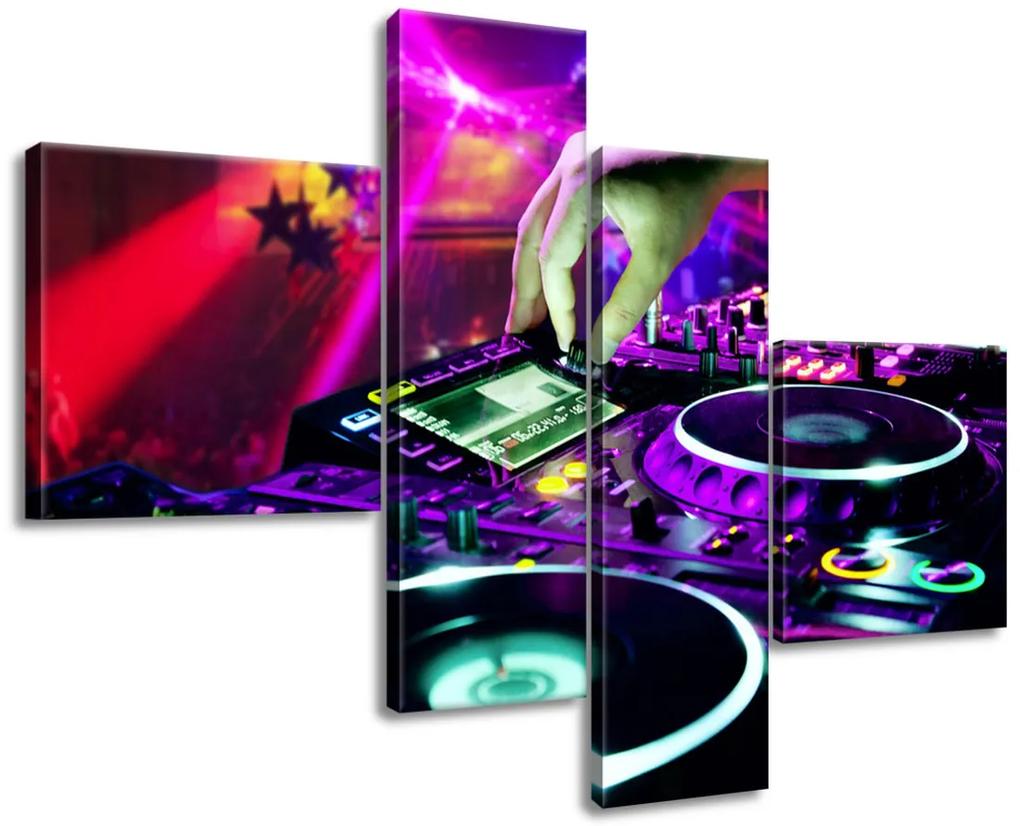 Gario Obraz na plátně DJ sequence set 100x70cm Velikost: 100 x 70 cm