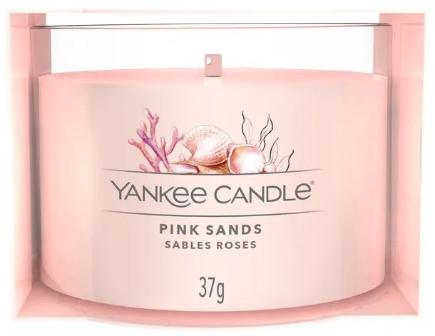 Yankee Candle votivní svíčka ve skle Pink Sands 37g