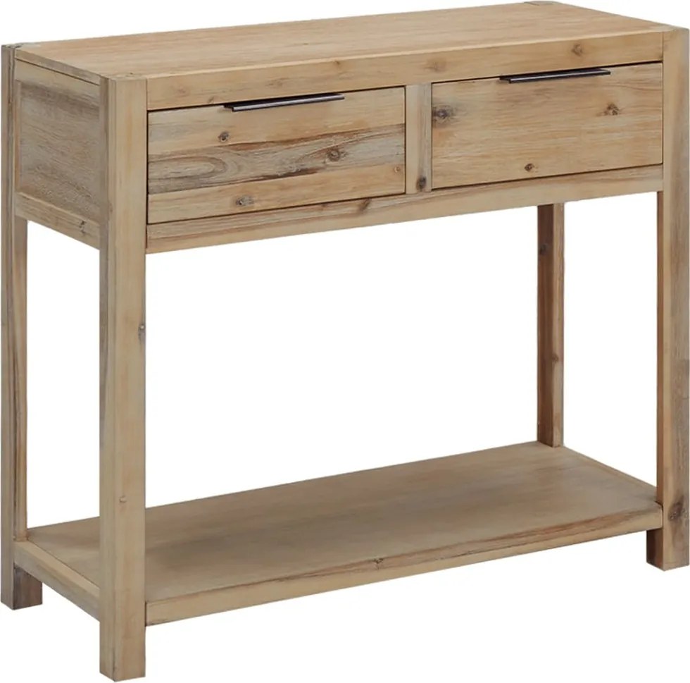 vidaXL Konzolový stolek 82 x 33 x 73 cm masivní akáciové dřevo [245684]