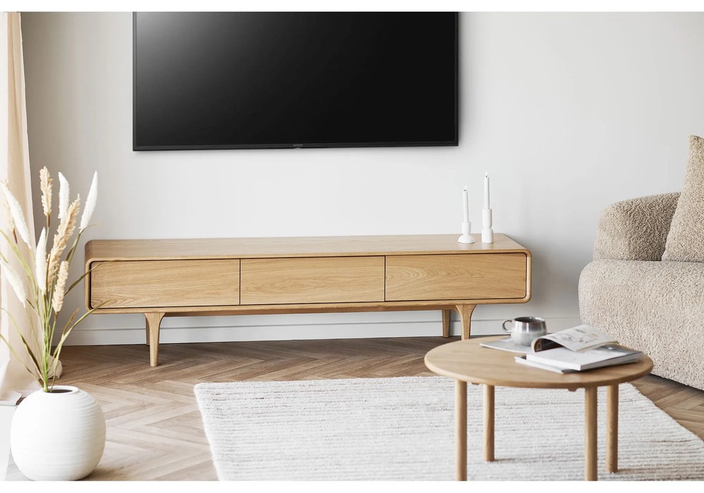 House Nordic Konferenční stolek JENA přírodní ø70 cm