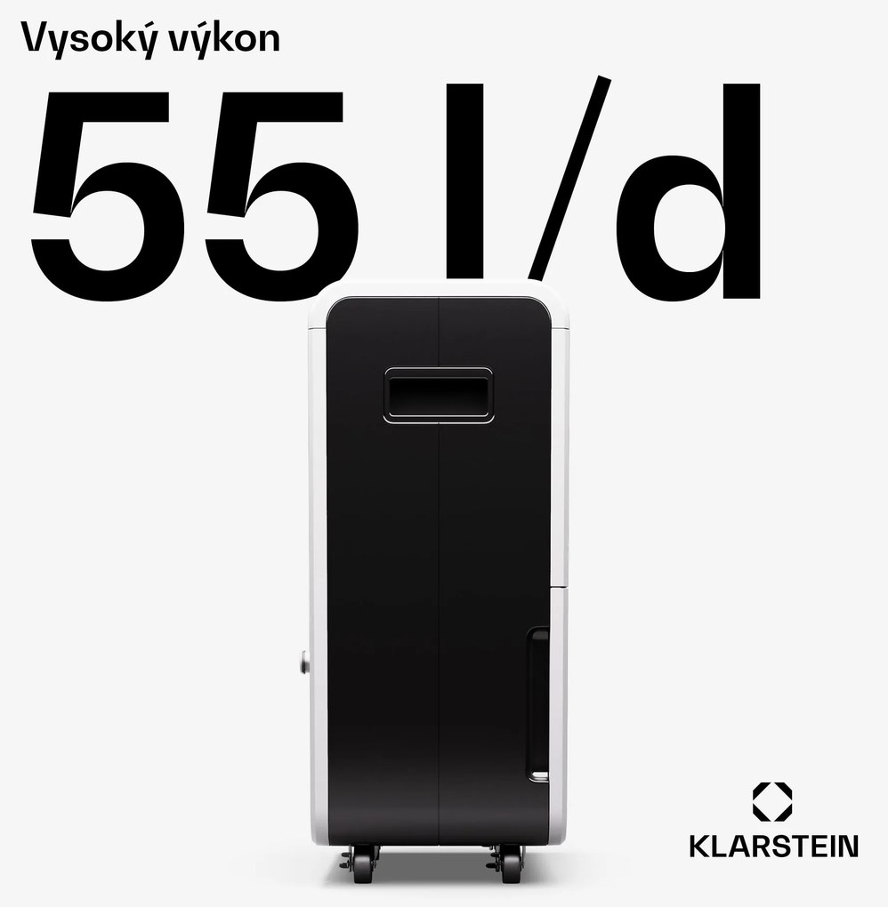 Klarstein DryFy Grand Smart 55, odvlhčovač, WiFi, kompresní, 55 l/24 h, 40-50 m²